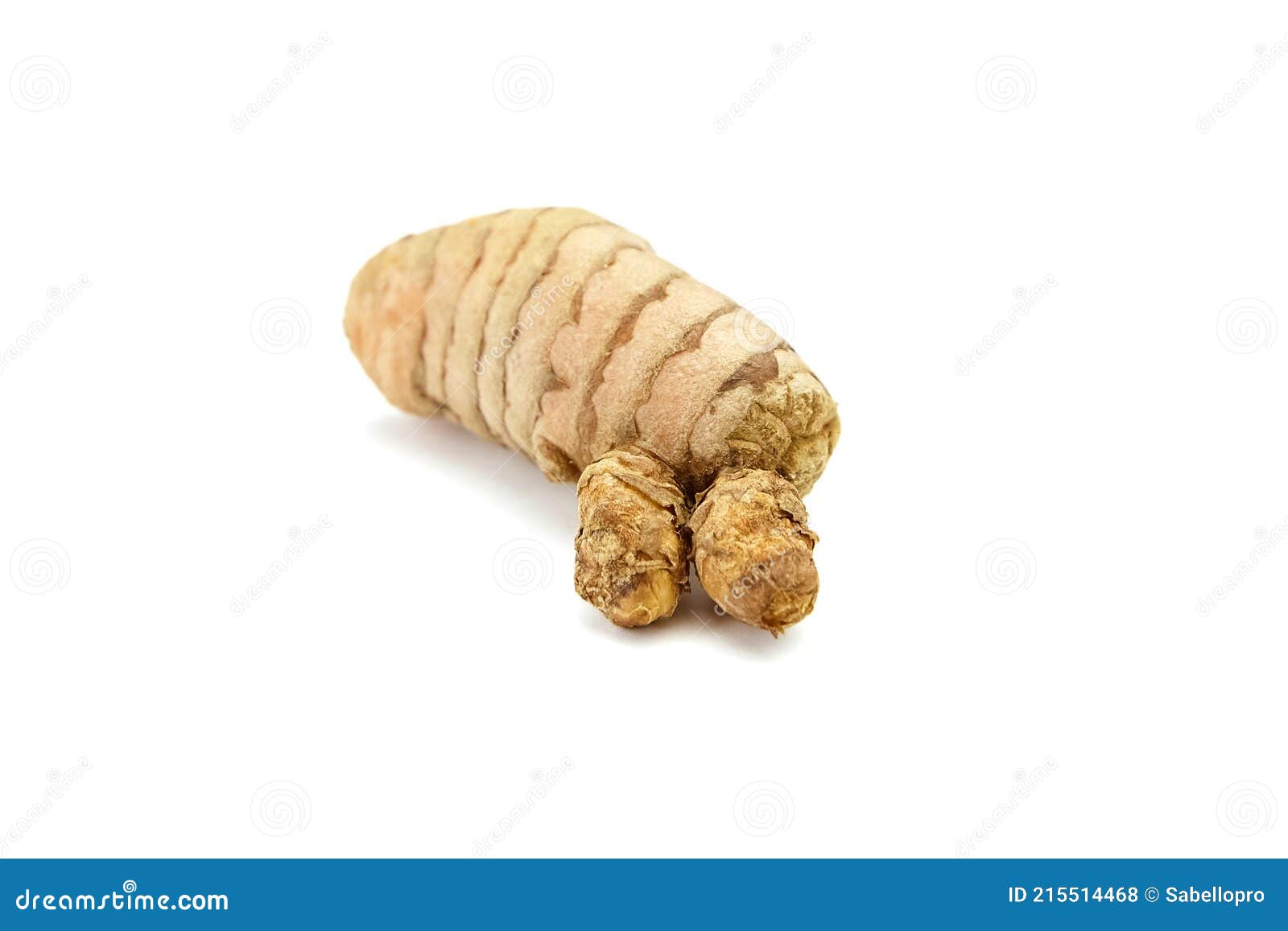 Curcuma Root Isolated on White Background. Turmeric Stock Photo - Image ...