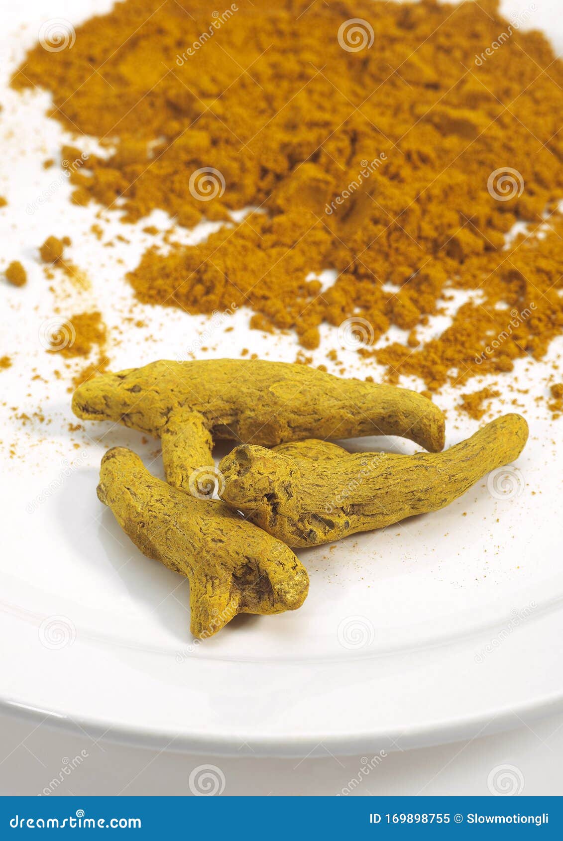 CURCUMA stock image. Image of plate, condiment, still - 169898755