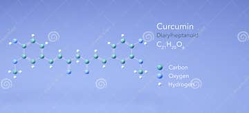 Curcumin, Curcuma, Molecular Structures, 3d Model, Structural Chemical ...