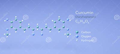 Curcumin, Curcuma, Molecular Structures, 3d Model, Structural Chemical ...