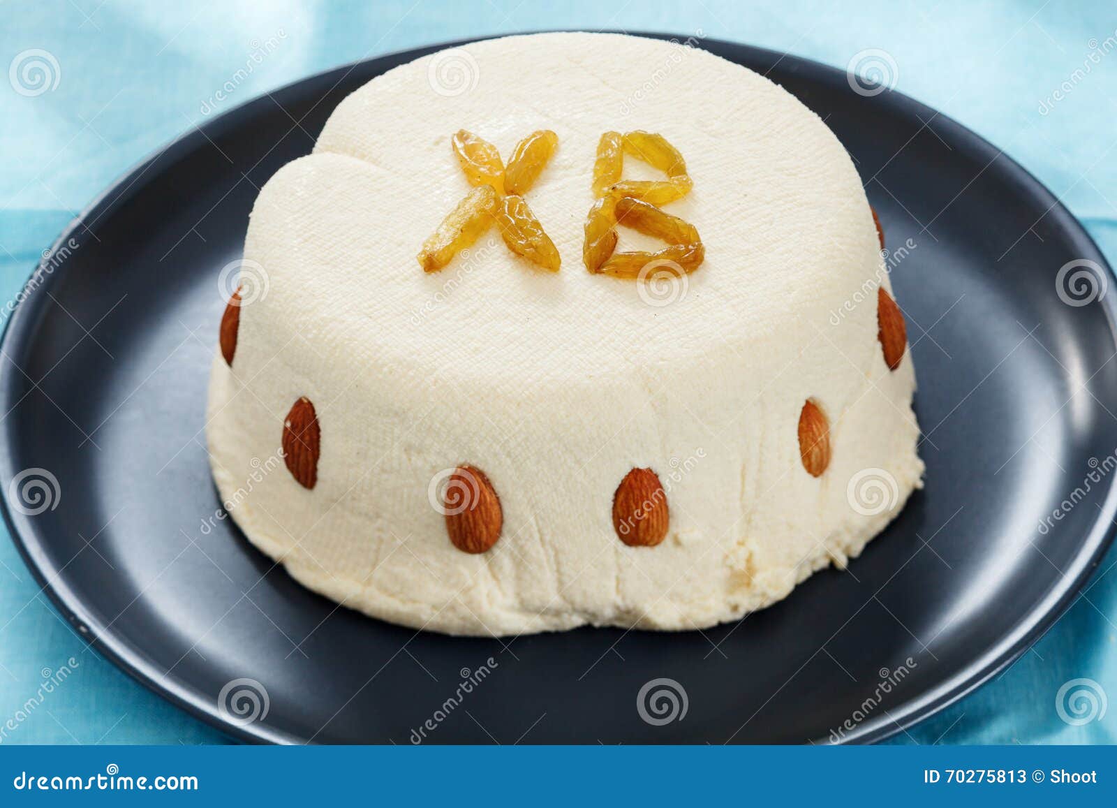 Curd Paskha, Traditional Russian Easter Dessert Stock Image - Image of ...