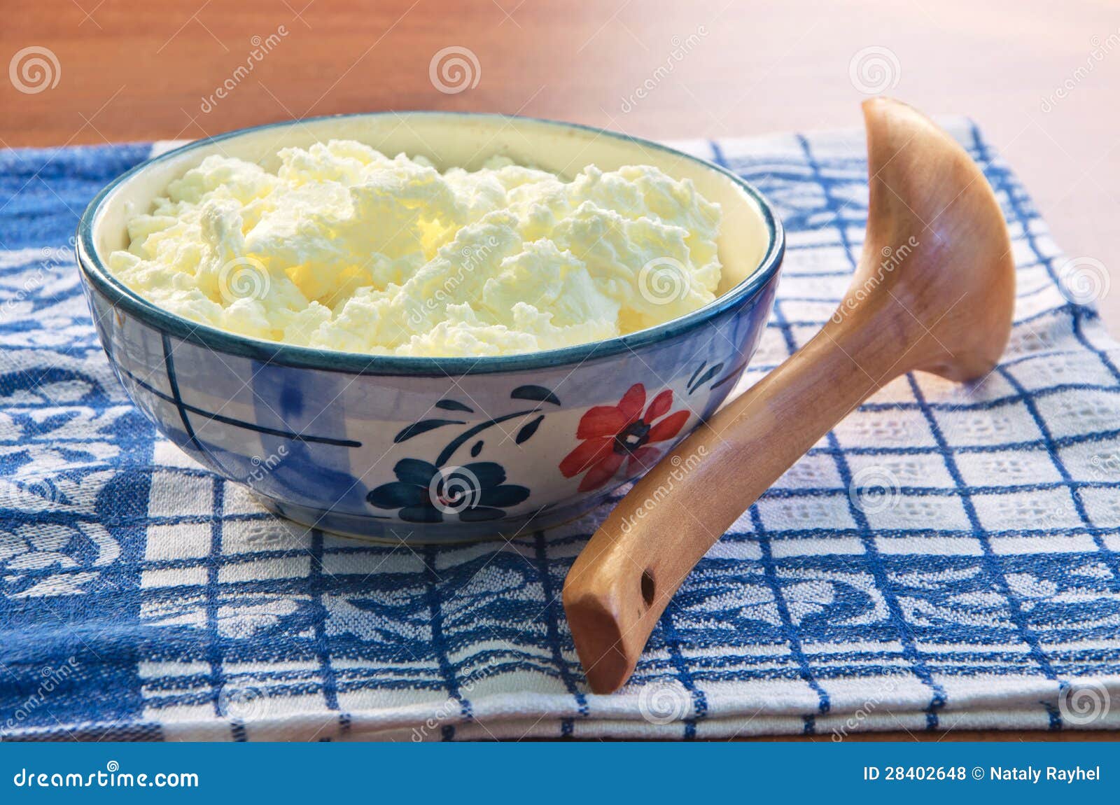 Curd and spoon stock photo. Image of white, horizontal - 28402648