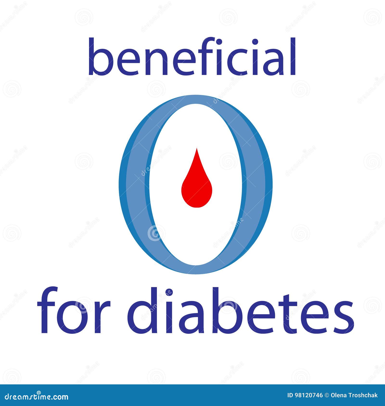 Cure diabetes sign stock vector. Illustration of control - 98120746
