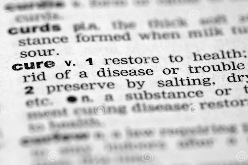 Cure stock image. Image of macro, english, page, learn - 65070671