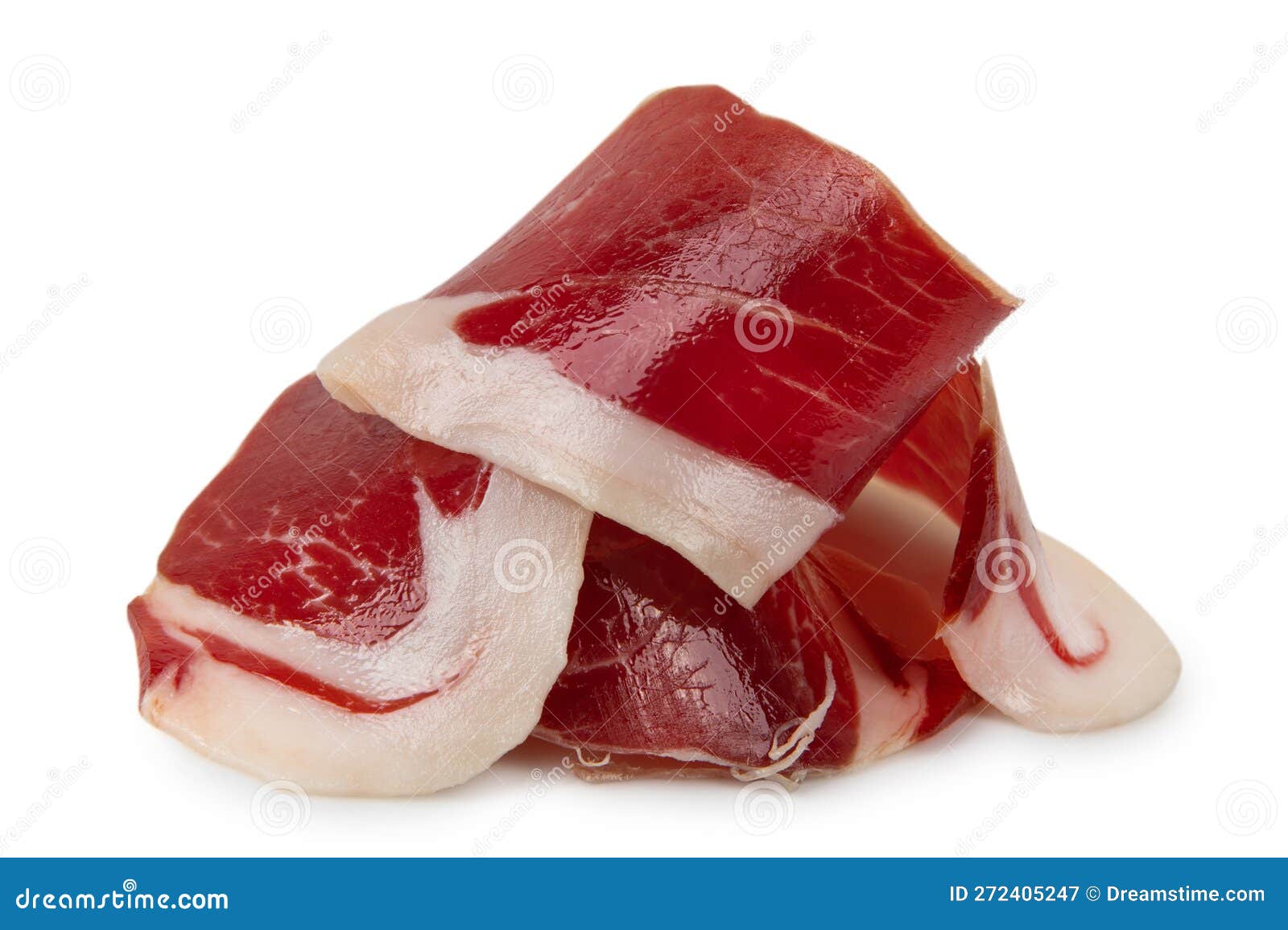 Cured meat ham jamon slice stock image. Image of cured - 272405247