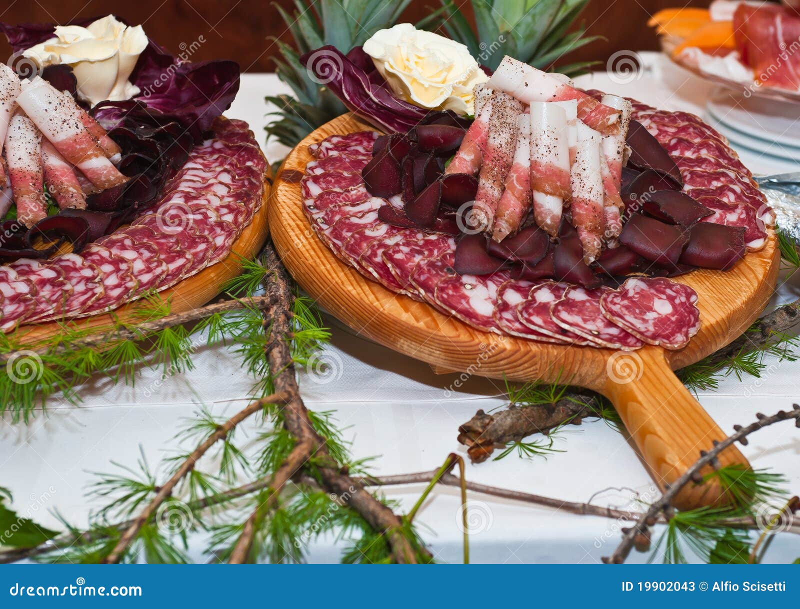 Cured meats stock image. Image of gastronomy, meats, salami - 19902043