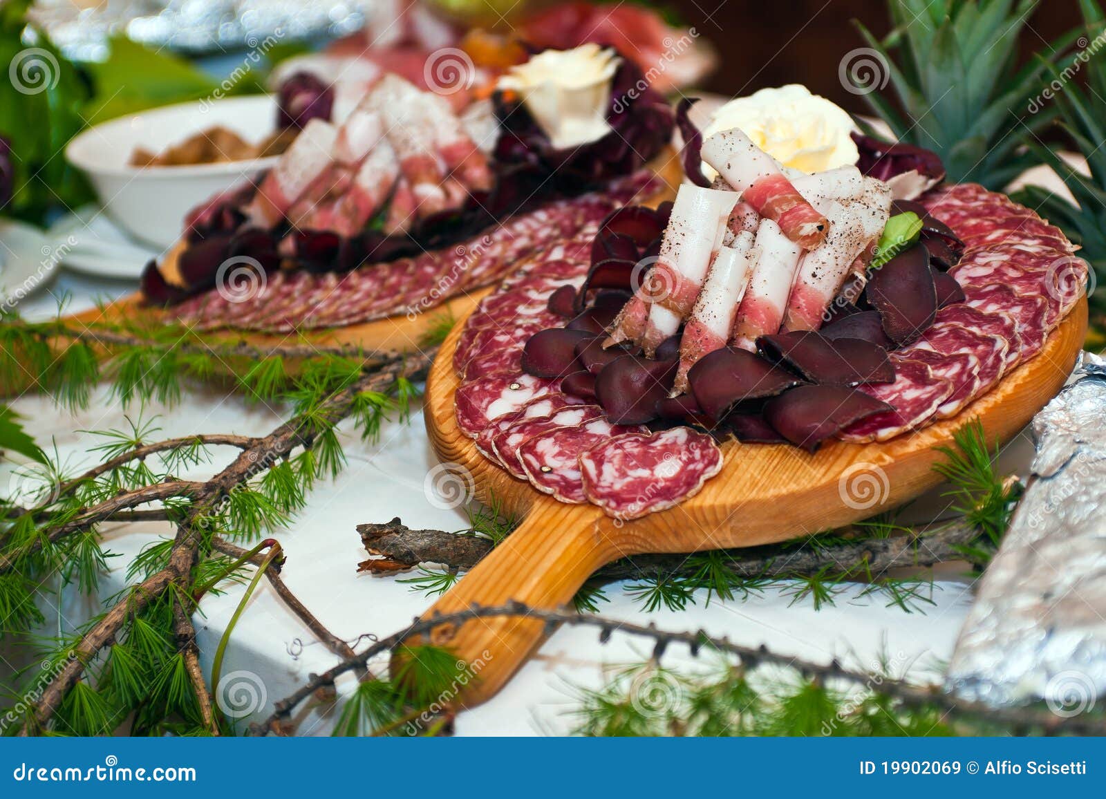 Cured meats stock image. Image of calories, salsiccia - 19902069