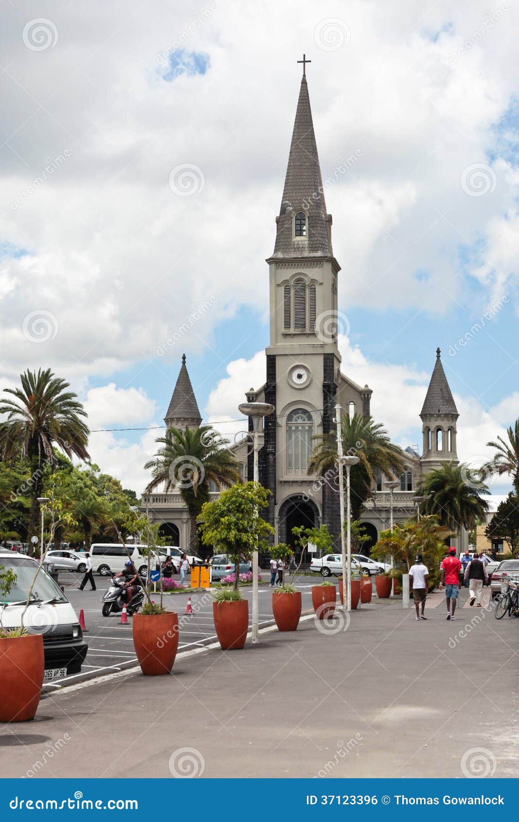 Curepipe photo éditorial. Image du tour, catholique, christianisme ...