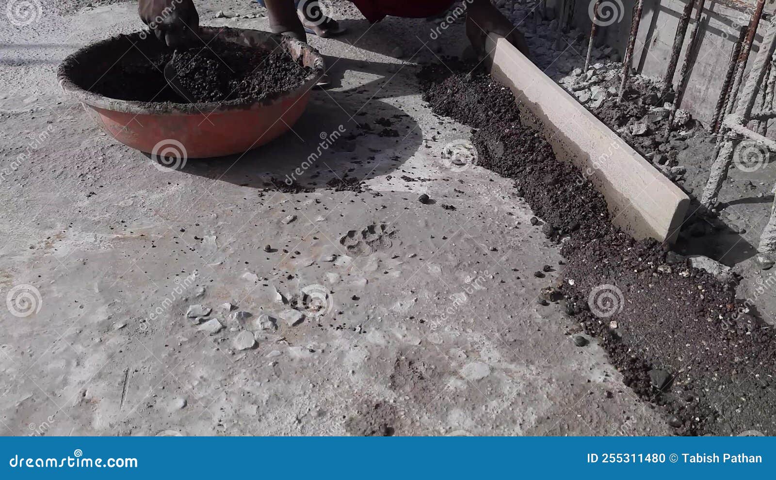 Curing of Concrete Slab and General Methods of Curing Stock Footage ...