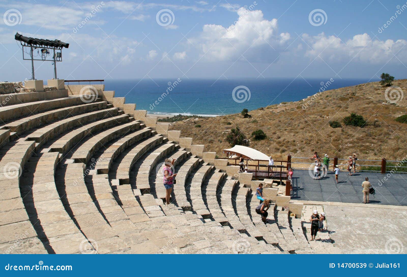 Curion Amphitheatre. Cyprus Editorial Stock Image - Image of antique ...