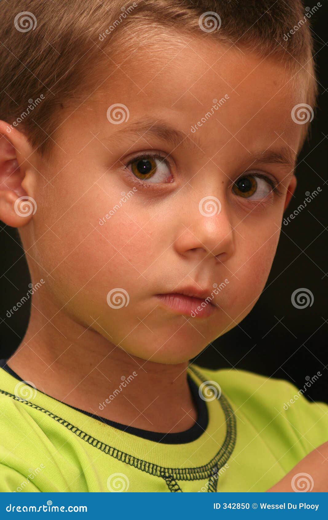 Curios child stock photo. Image of eyes, green, facial - 342850