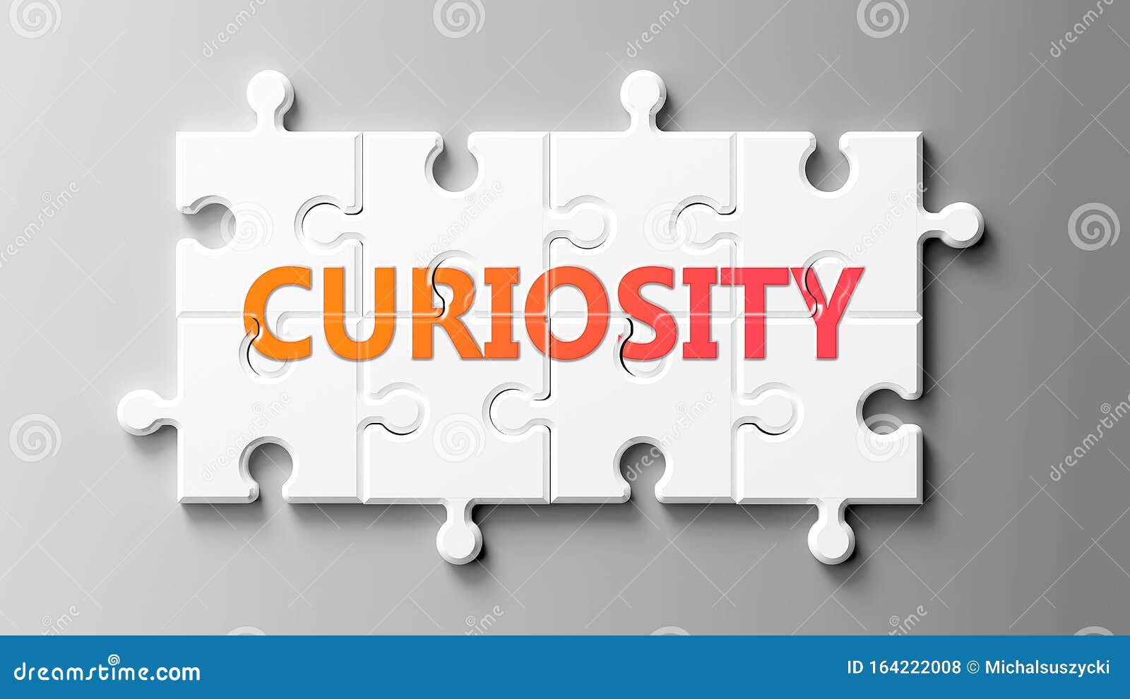 Curiosity Complex Like a Puzzle - Pictured As Word Curiosity on a ...