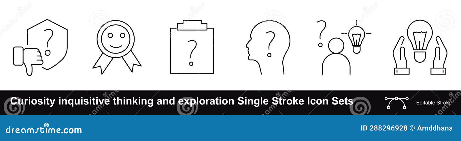 Curiosity Inquisitive Thinking and Exploration Stock Vector ...