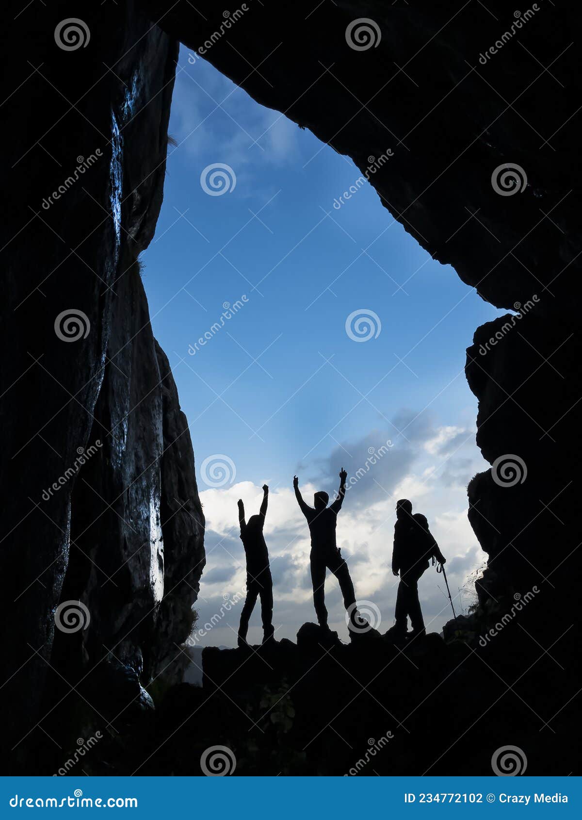 Curiosity To Explore New Places with the Team Stock Photo - Image of ...