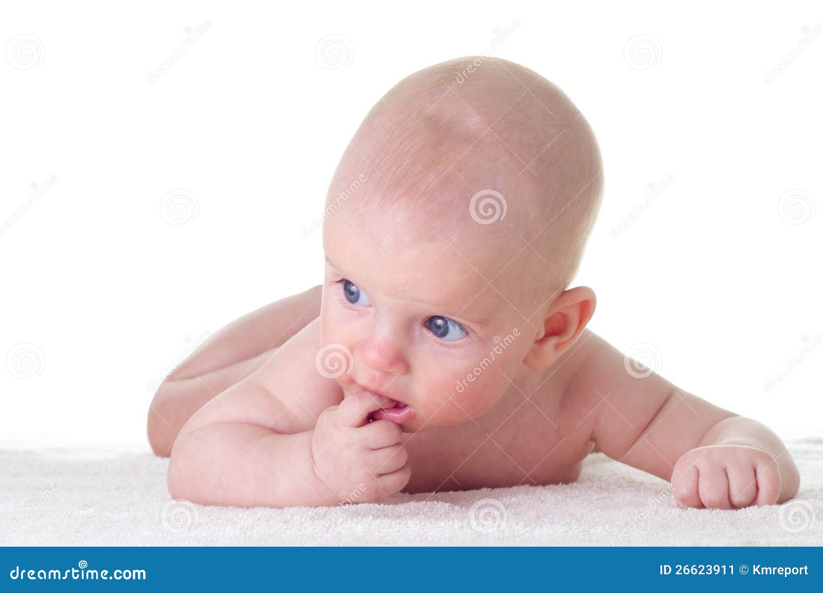 Curious baby stock image. Image of emotion, activity - 26623911
