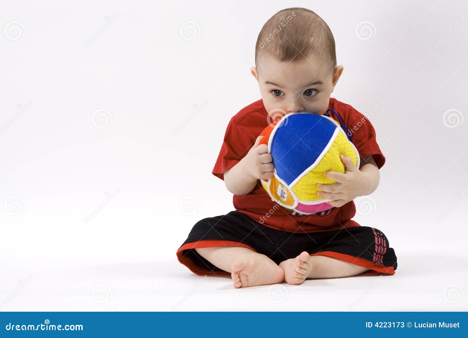 Curious baby stock image. Image of baby, expression, emotion - 4223173