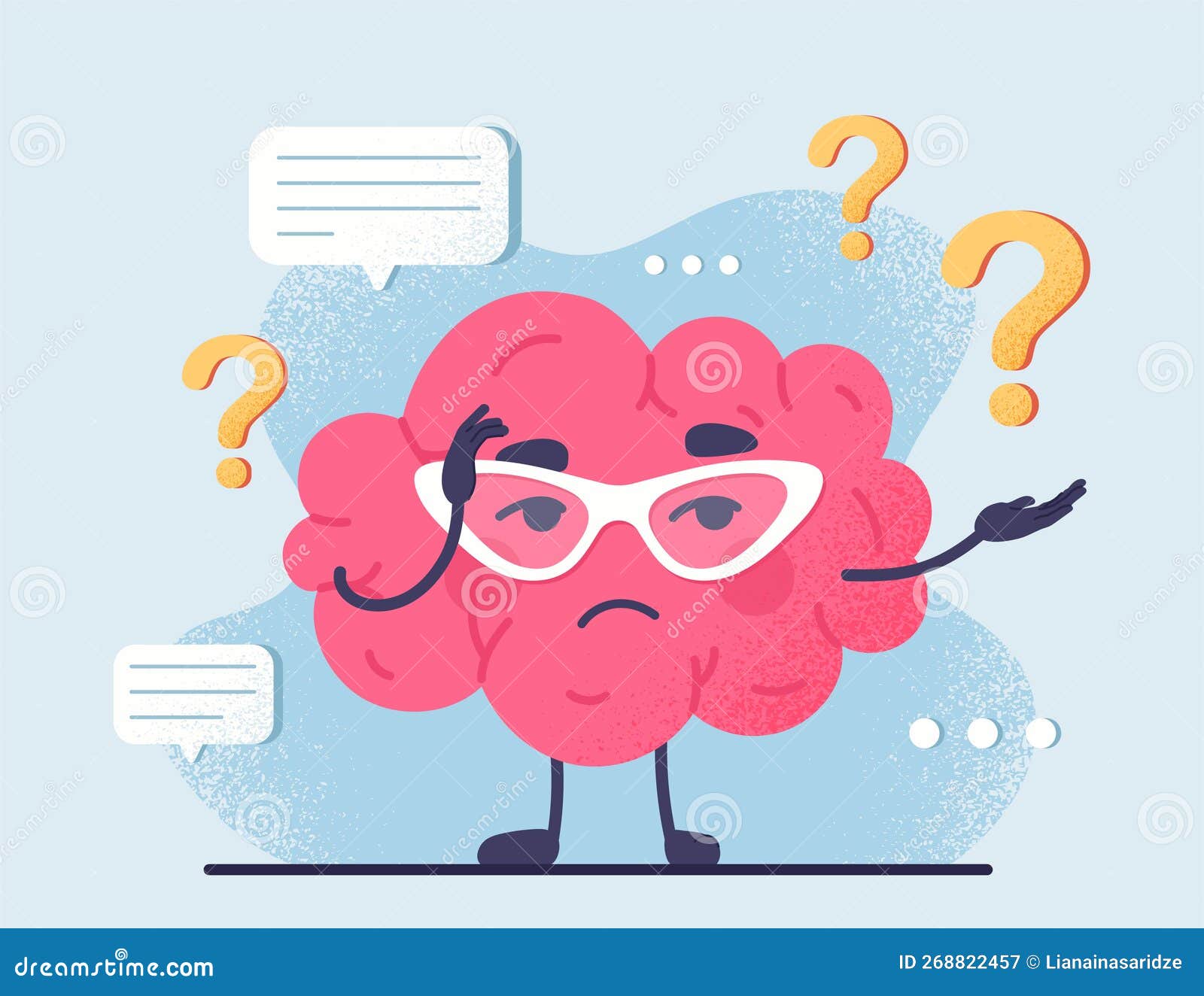 Curious brain concept stock vector. Illustration of puzzle - 268822457