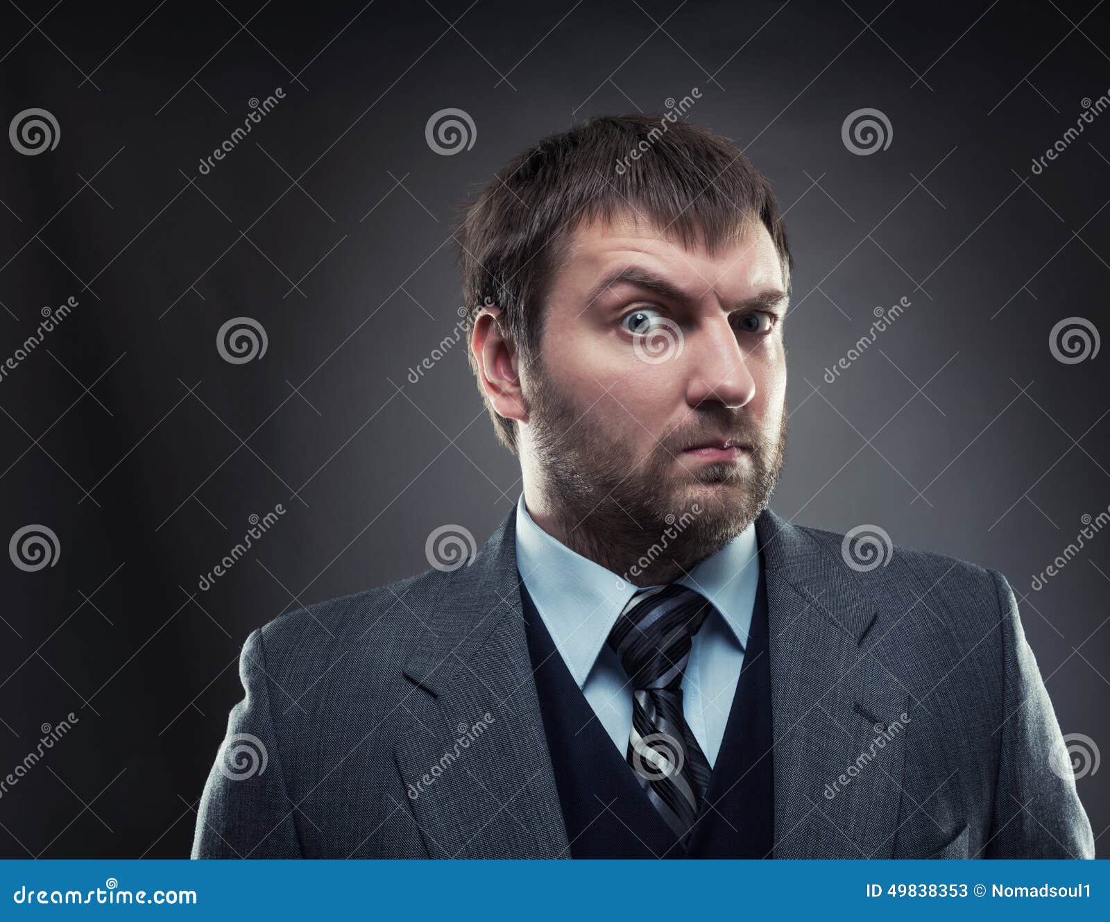 Curious businessman stock image. Image of amazement, discovers - 49838353