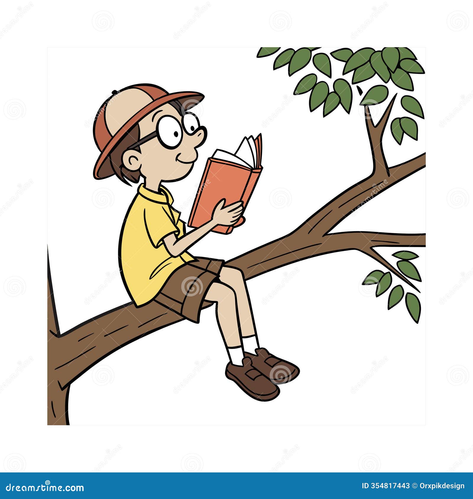 Curious Cartoon Inventor Character Vector Illustration | CartoonDealer ...