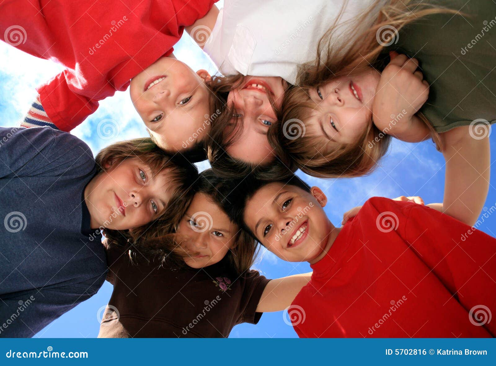 Curious Children Looking at the Viewer Stock Photo - Image of healthy ...