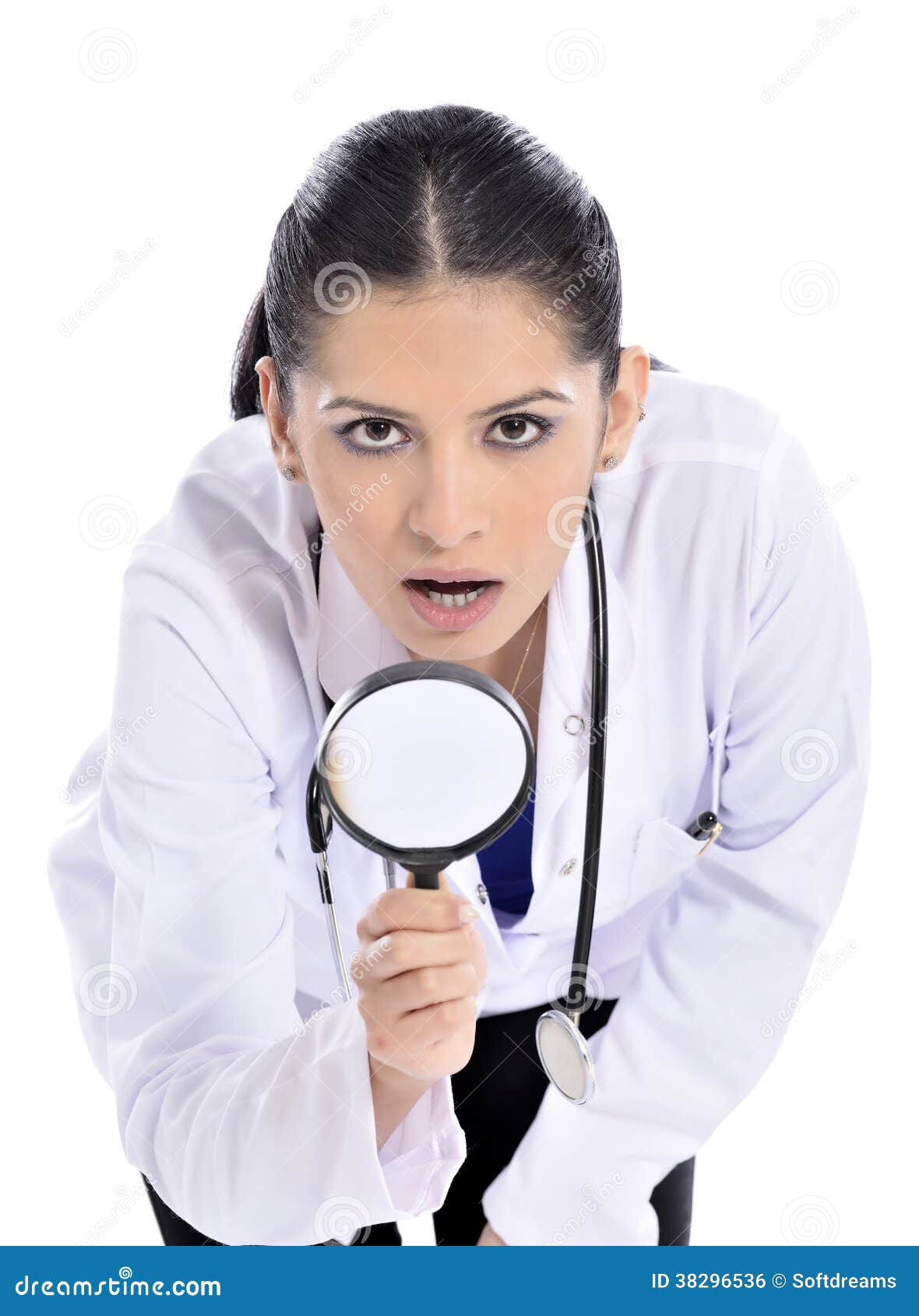 Curious doctor stock photo. Image of experimenting, doctors - 38296536
