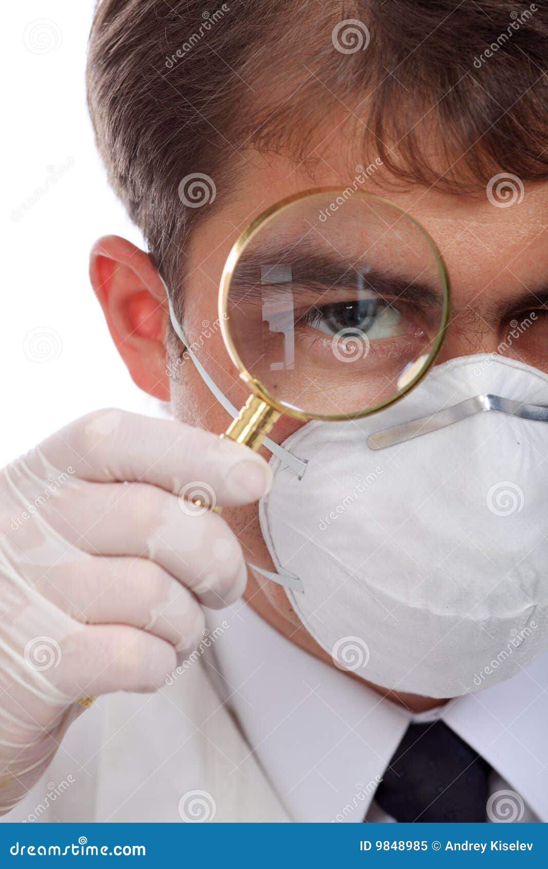 Curious doctor stock image. Image of danger, medical, epidemic - 9848985
