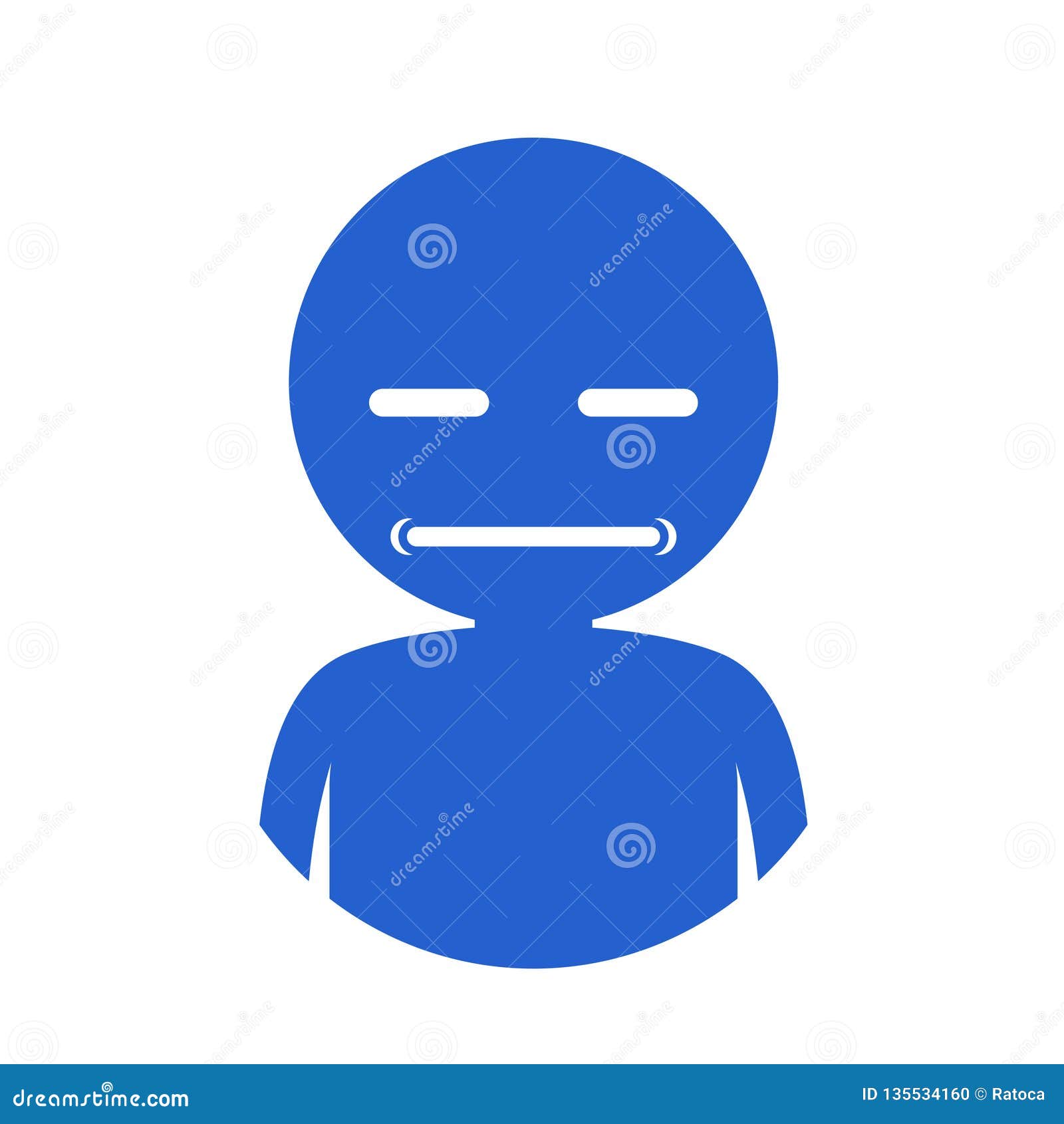Curious expression stock vector. Illustration of emotion - 135534160