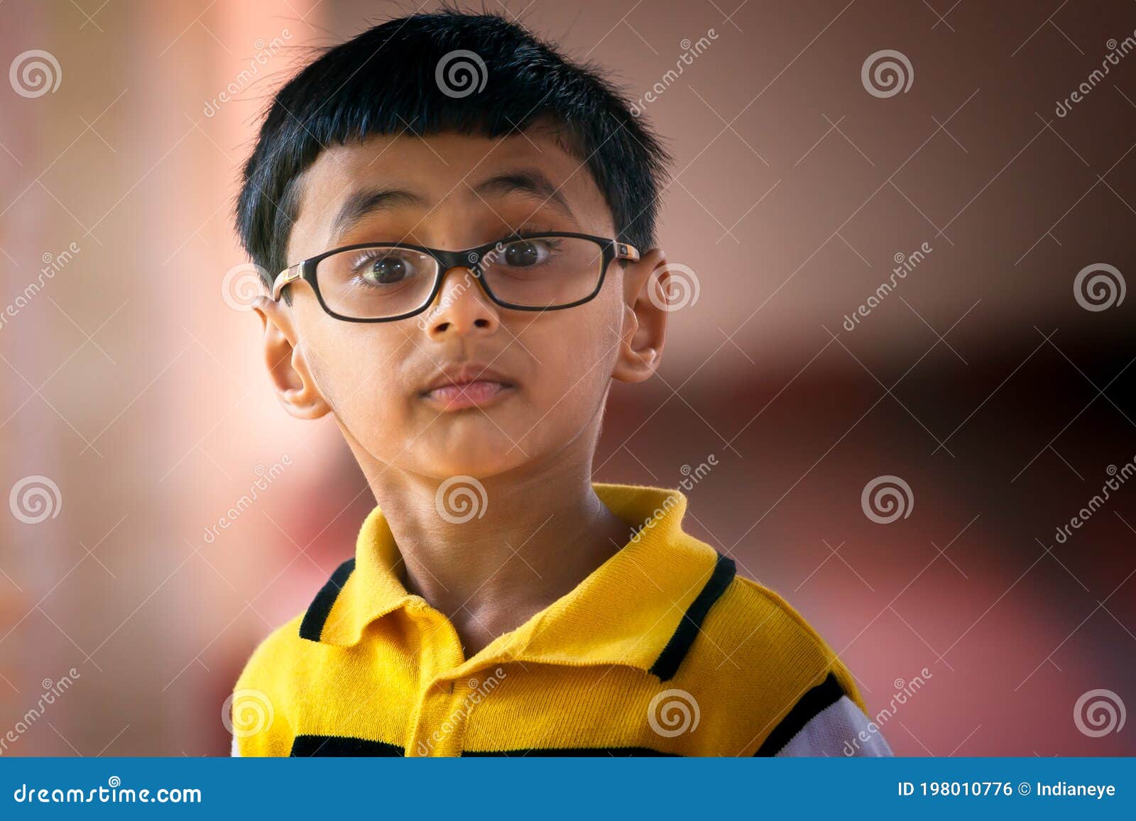 Curious Expressions of an Indian Kid Stock Photo - Image of indian ...
