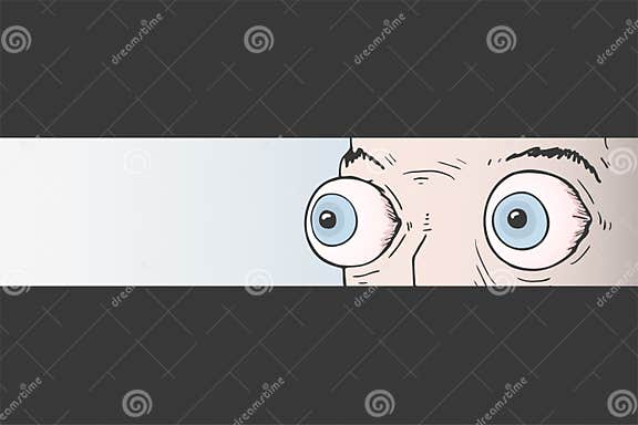 Curious face draw stock vector. Illustration of expression - 280650560