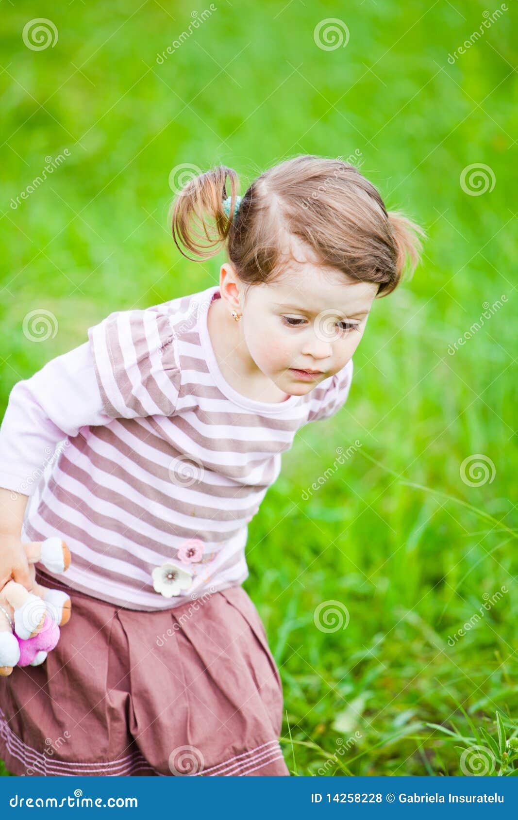 Curious girl stock photo. Image of countryside, joyful - 14258228