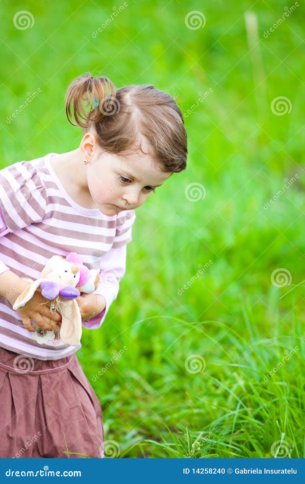 Curious girl stock photo. Image of cute, curious, green - 14258240