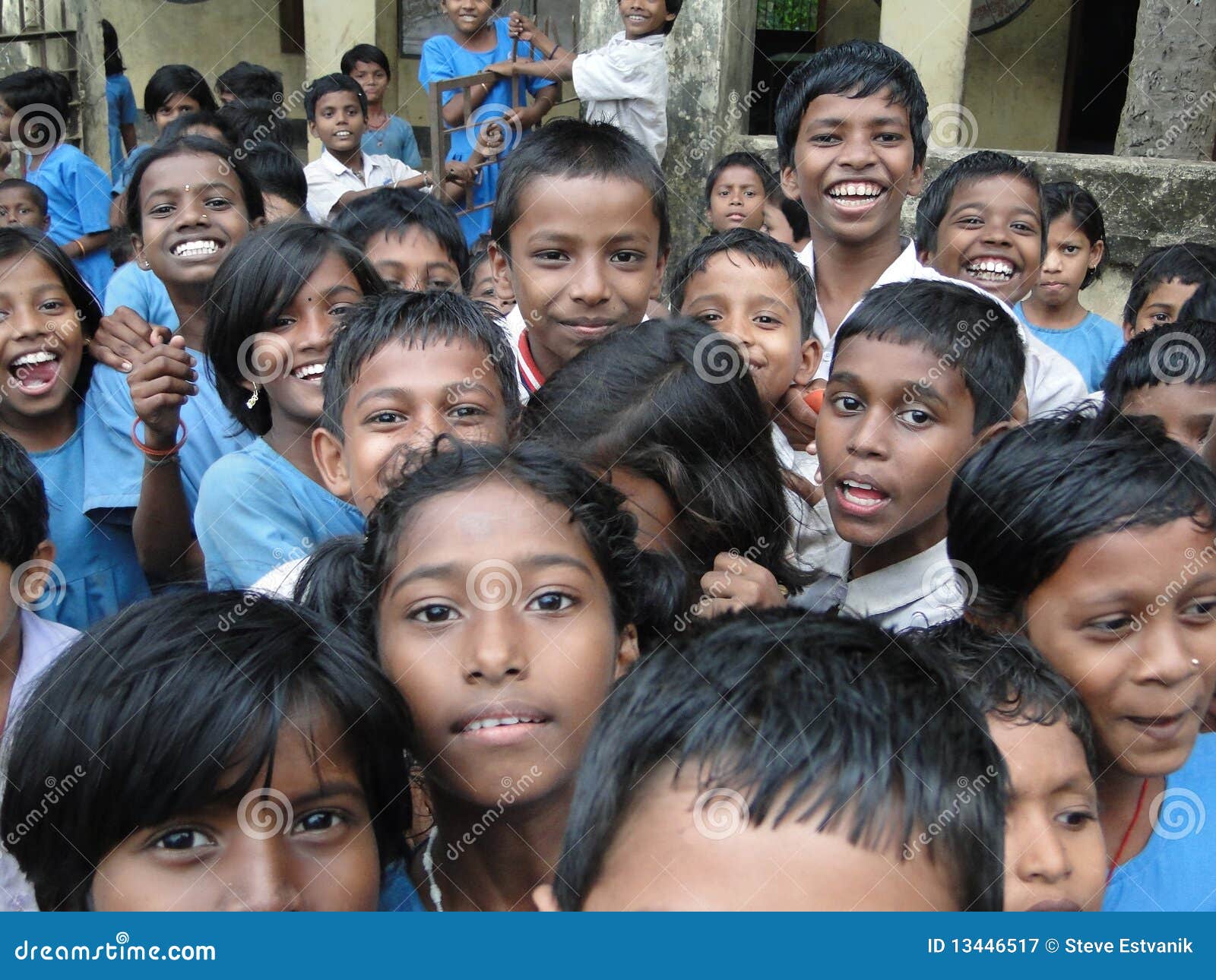 Curious Indian School Children Editorial Photography - Image of young ...