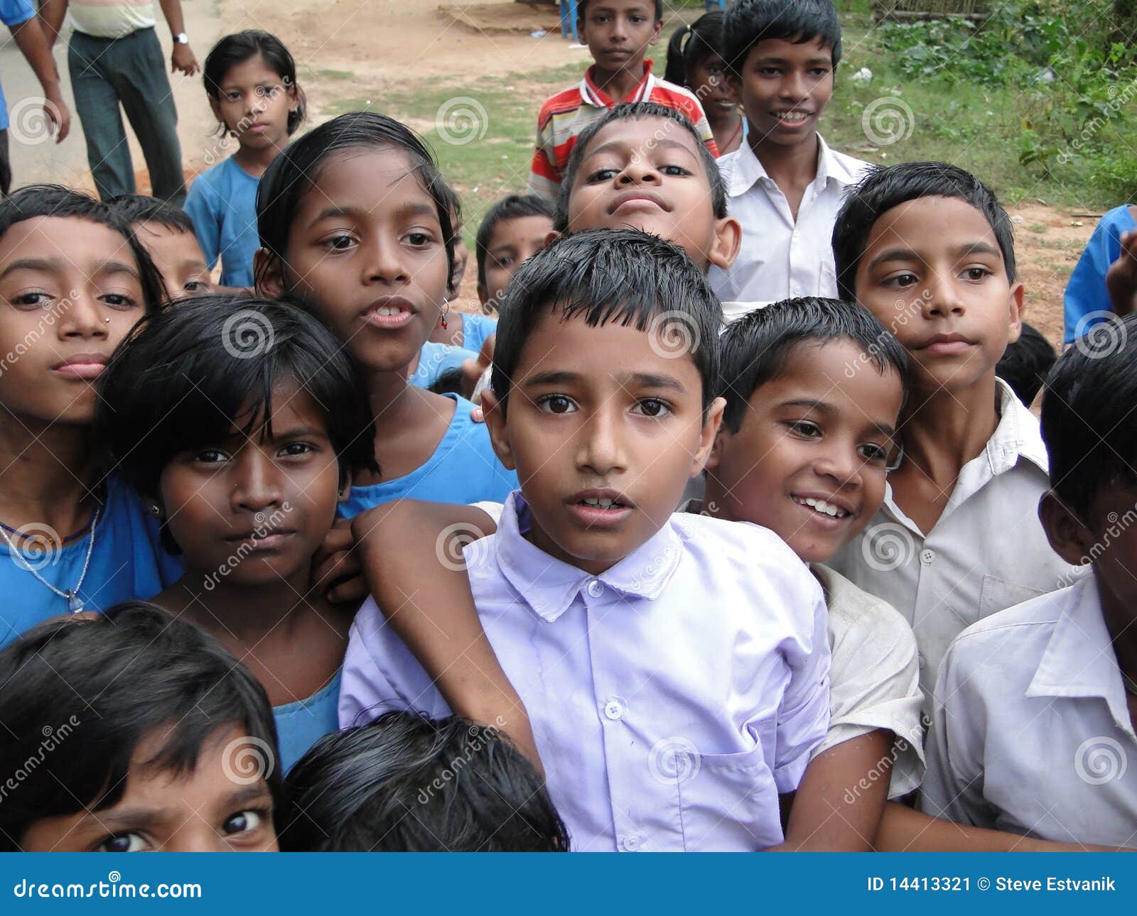 Curious Indian School Children Editorial Photo - Image of school, puri ...