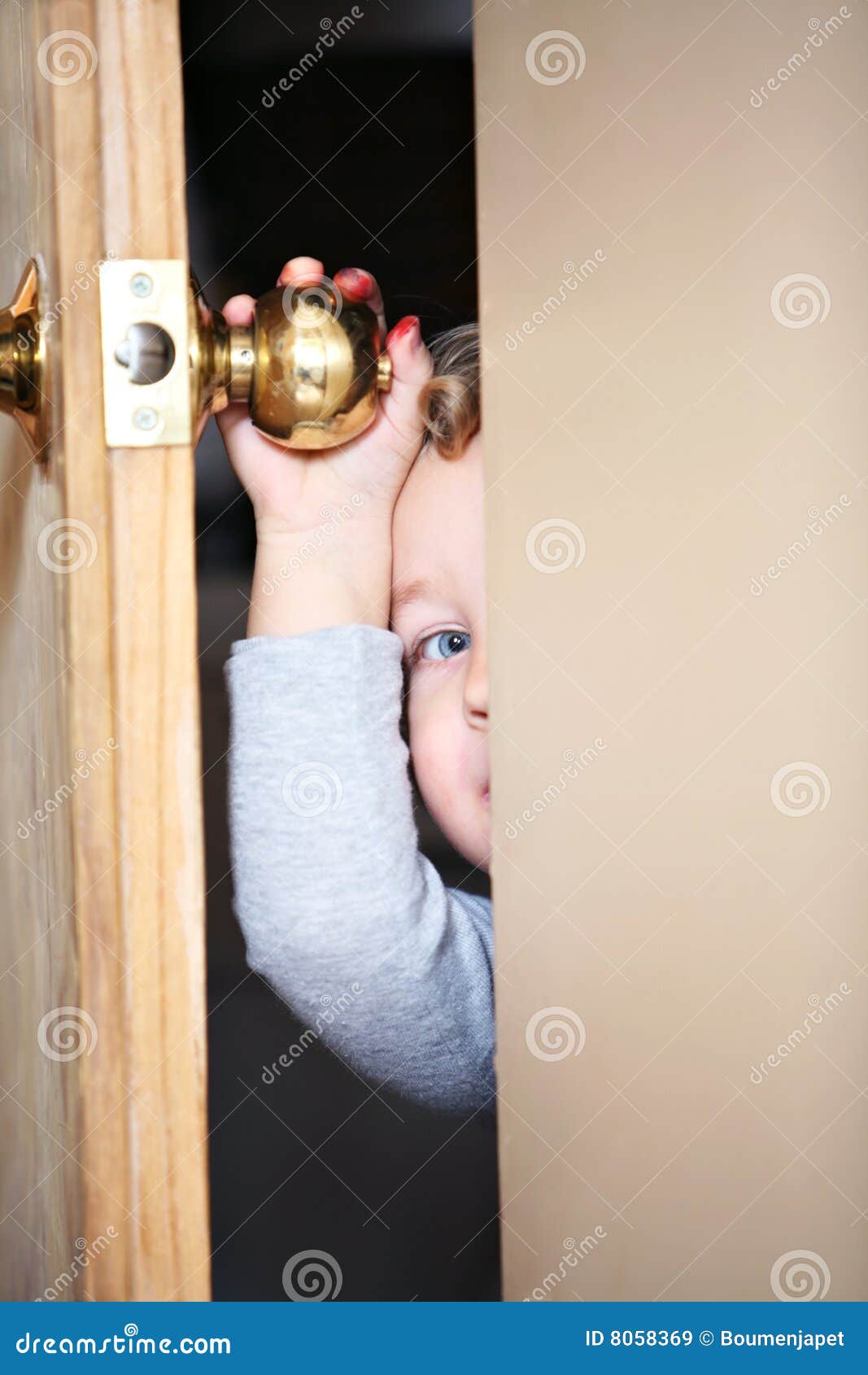 Curious kid stock image. Image of nosy, nice, infant, baby - 8058369