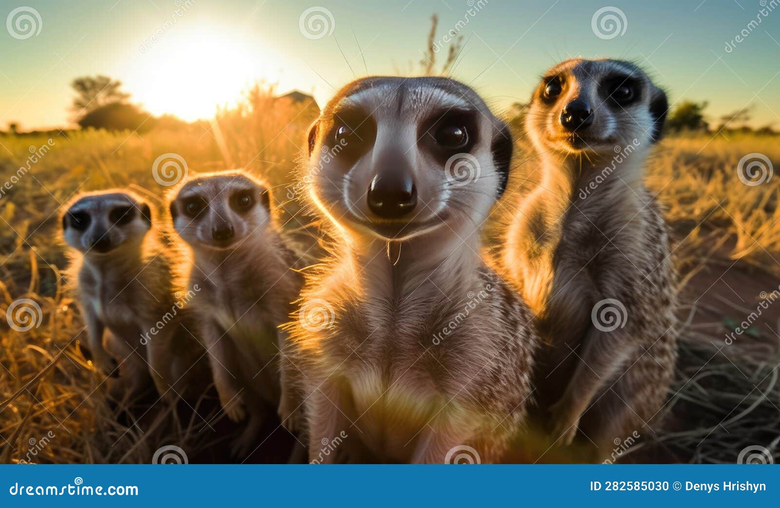 Curious Meerkat Captures a Charming Selfie with a Curious Expression ...