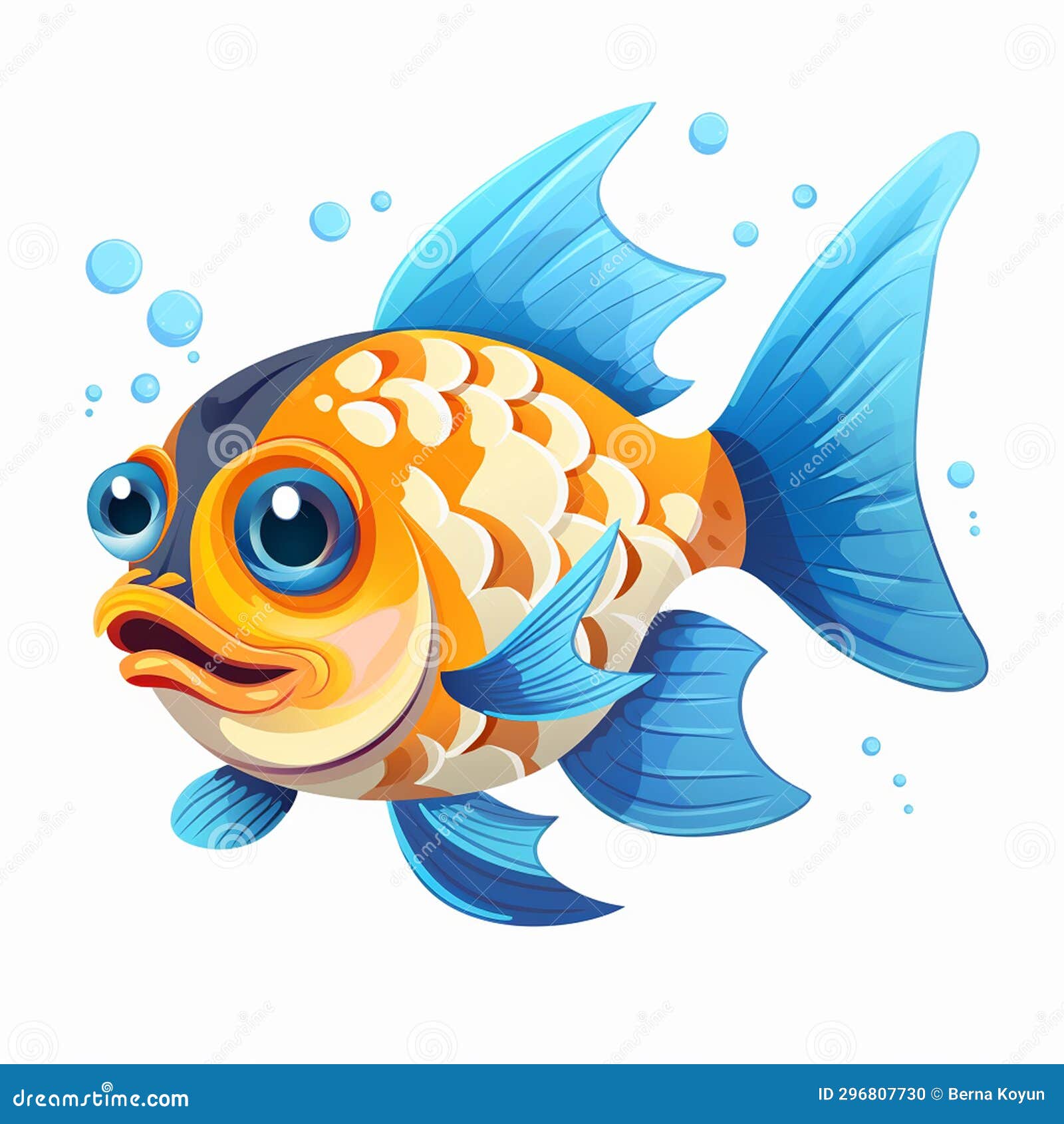 Curious Nemo Fish Illustration Stock Illustration - Illustration of ...