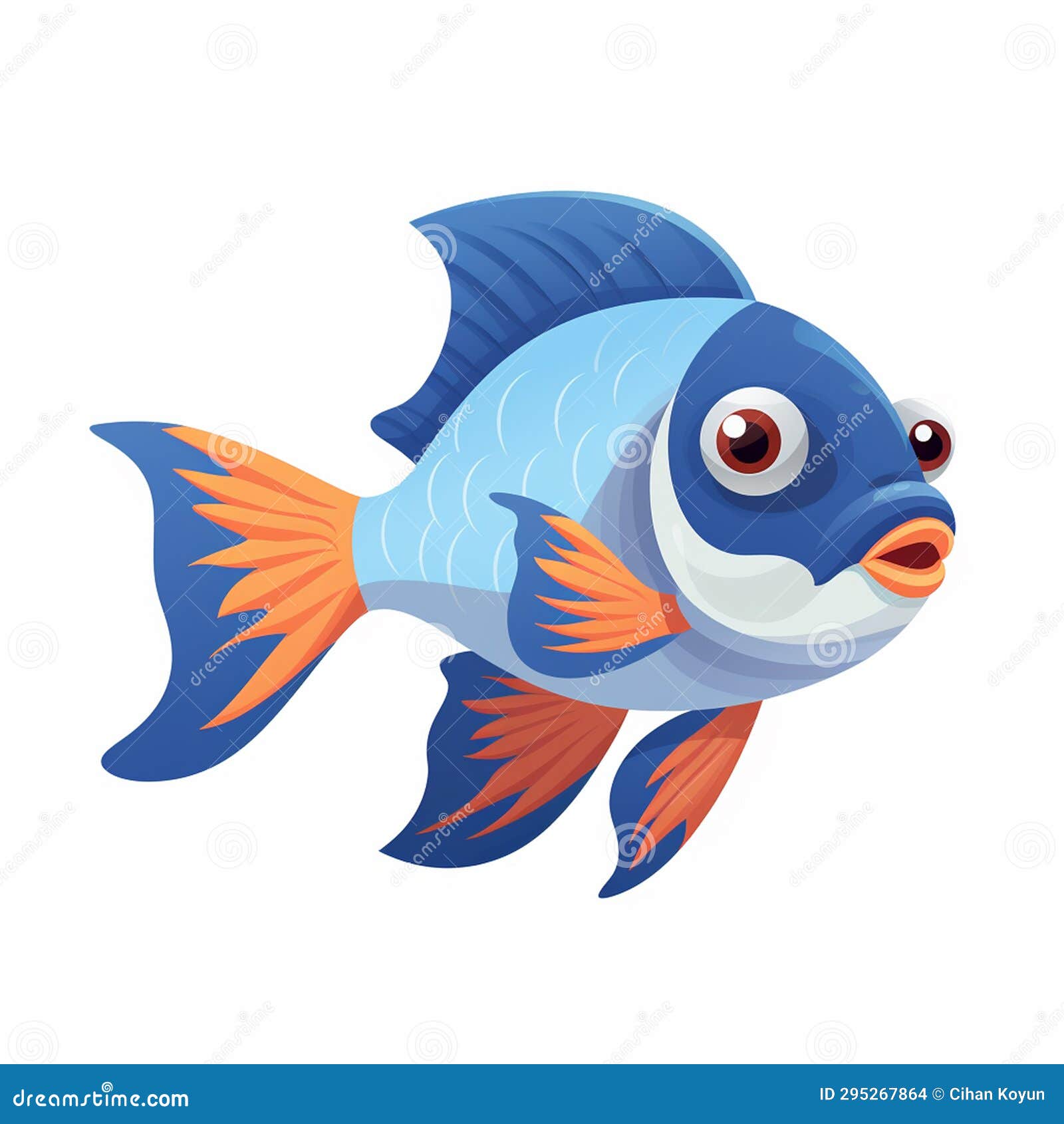 Curious Nemo Fish Swimming with Dory Illustration Stock Illustration ...