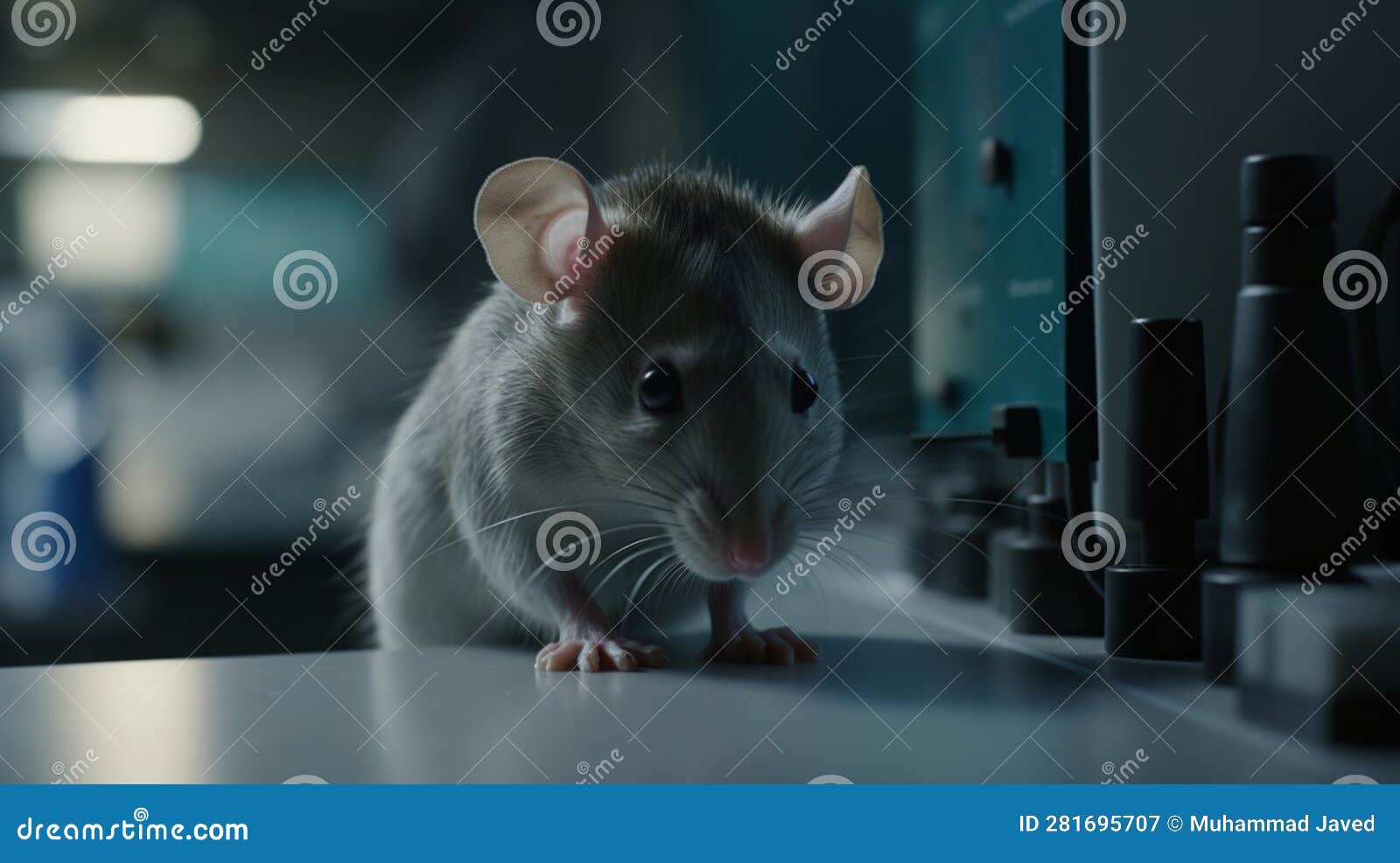 Curious Rat Being Studied in Lab Stock Image - Image of observation ...