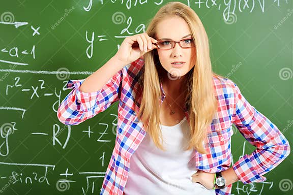 Curious student stock image. Image of girl, education - 28590247