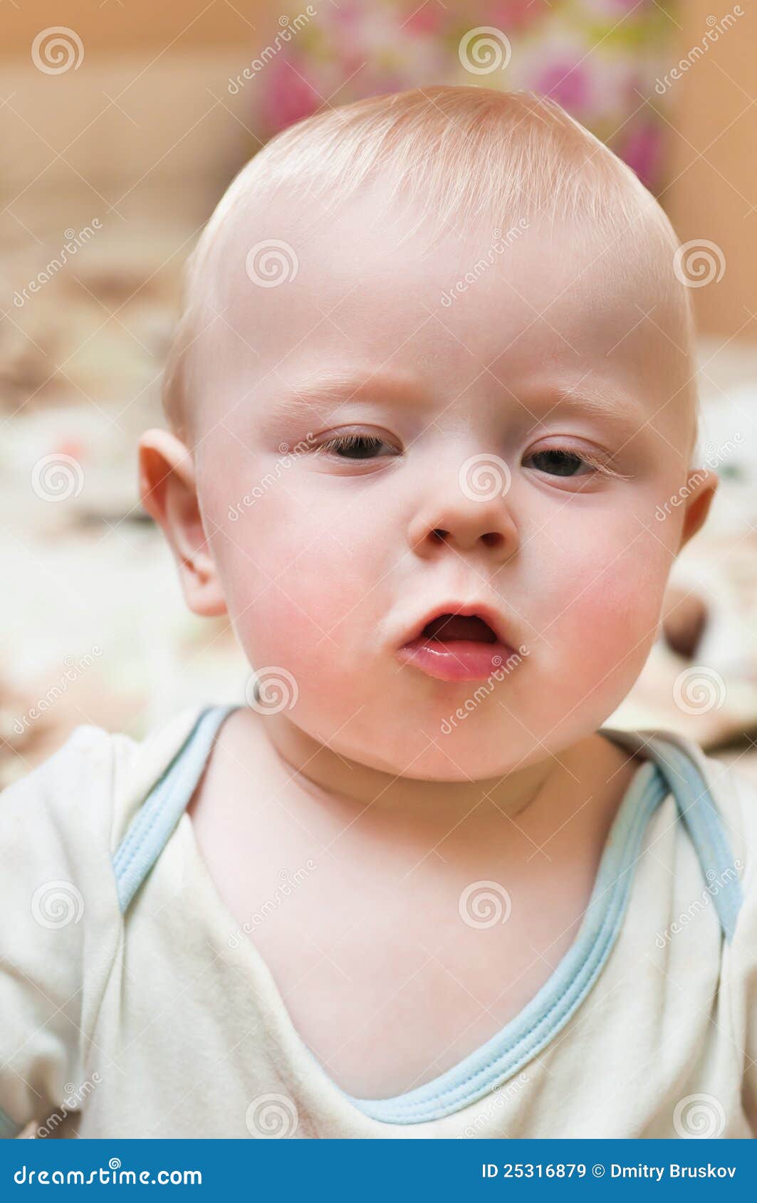 Curious toddler stock image. Image of beautiful, looking - 25316879