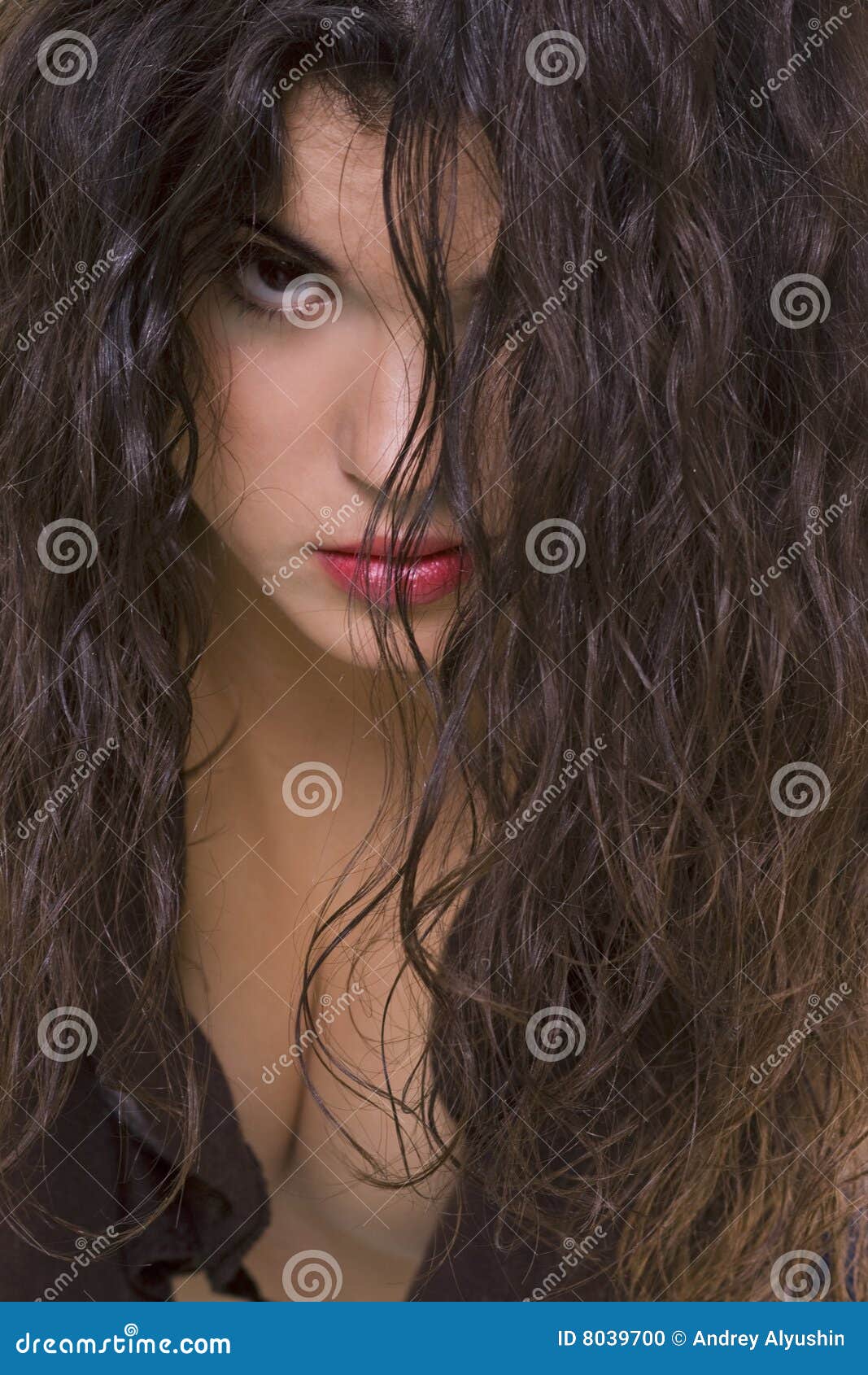 Curl hair stock photo. Image of lingerie, camera, female - 8039700