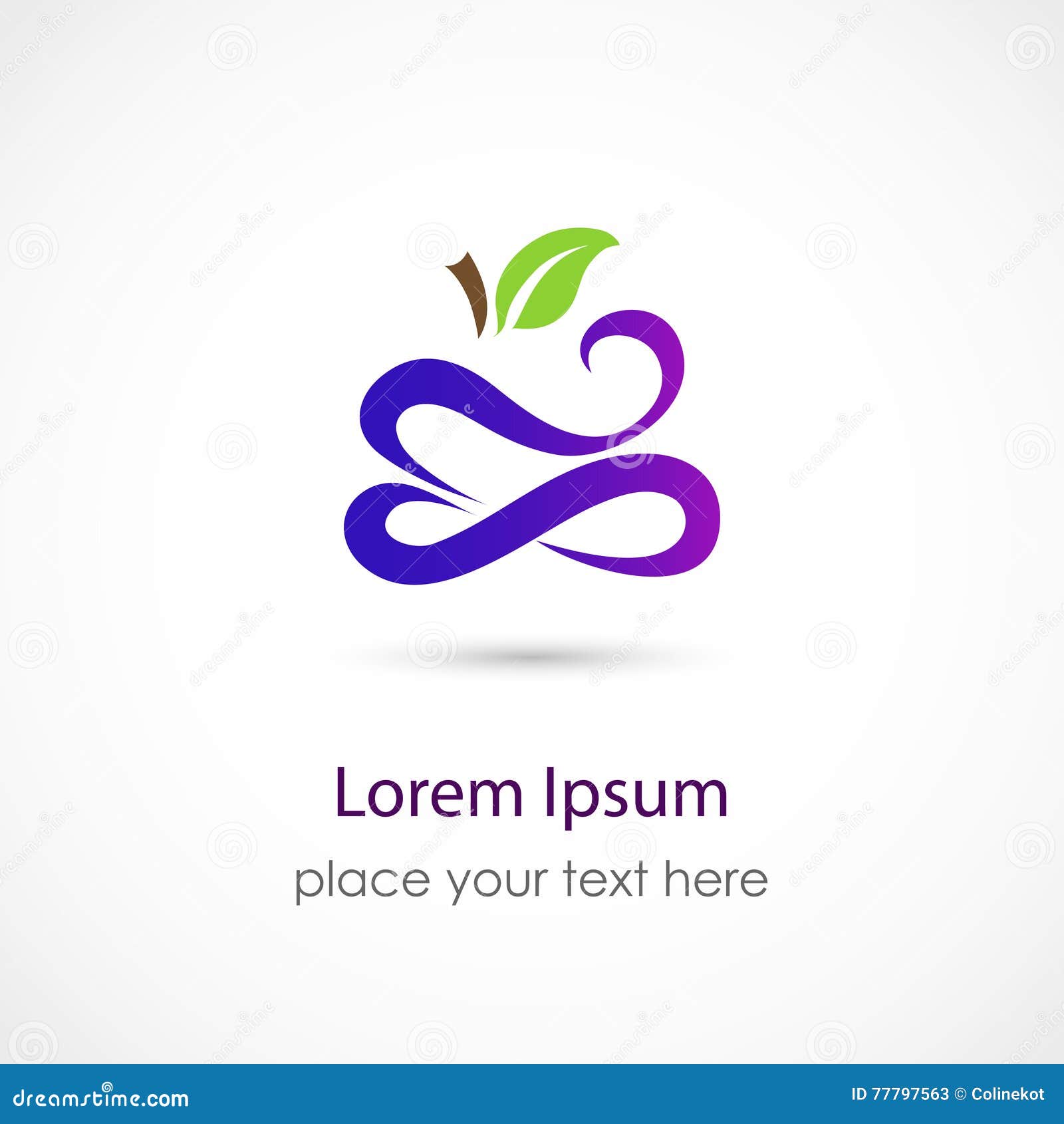 Curl symbol stock vector. Illustration of design, line - 77797563