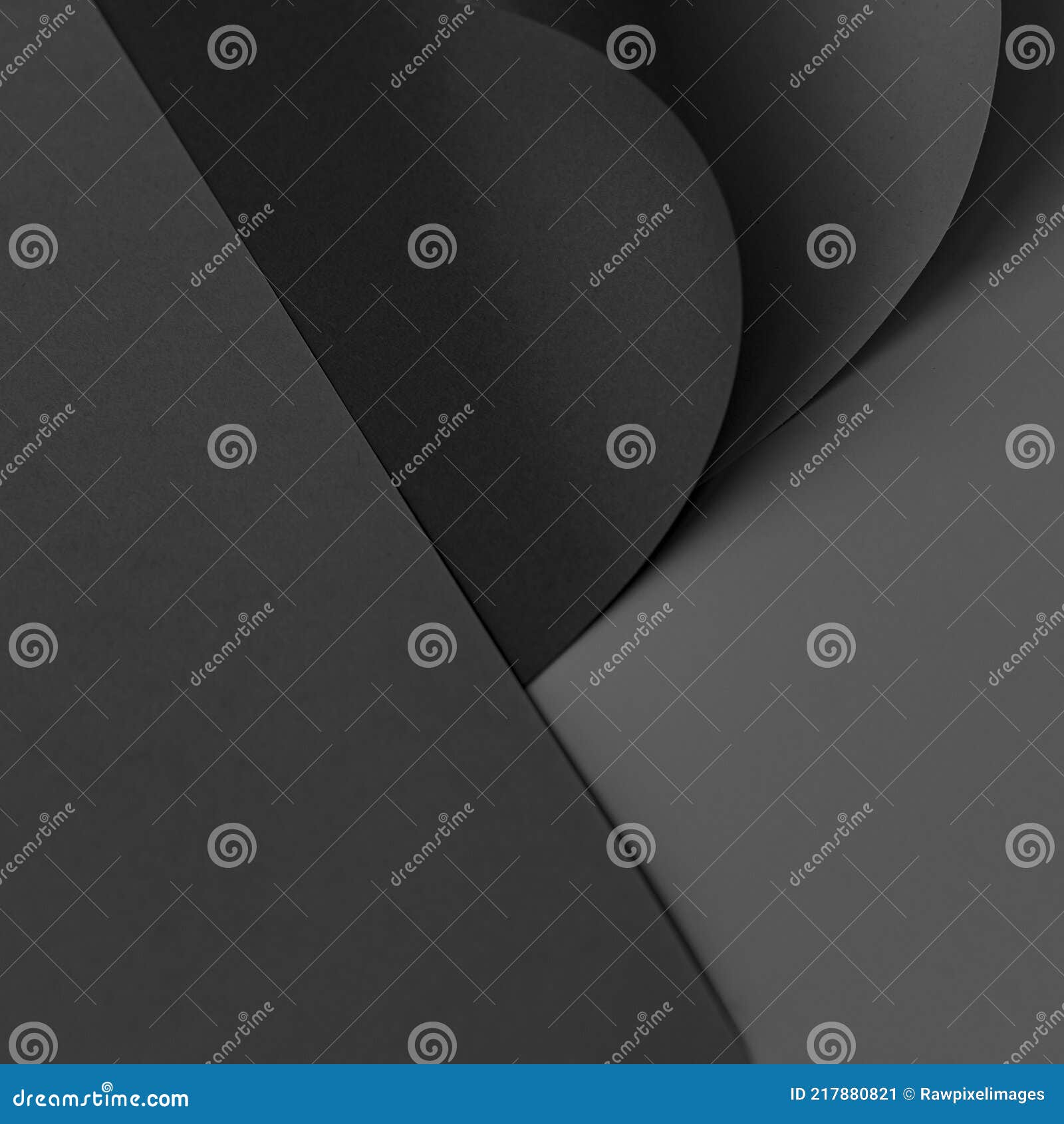 Curled Black Chart Paper on a Dark Gray Background Stock Image - Image ...