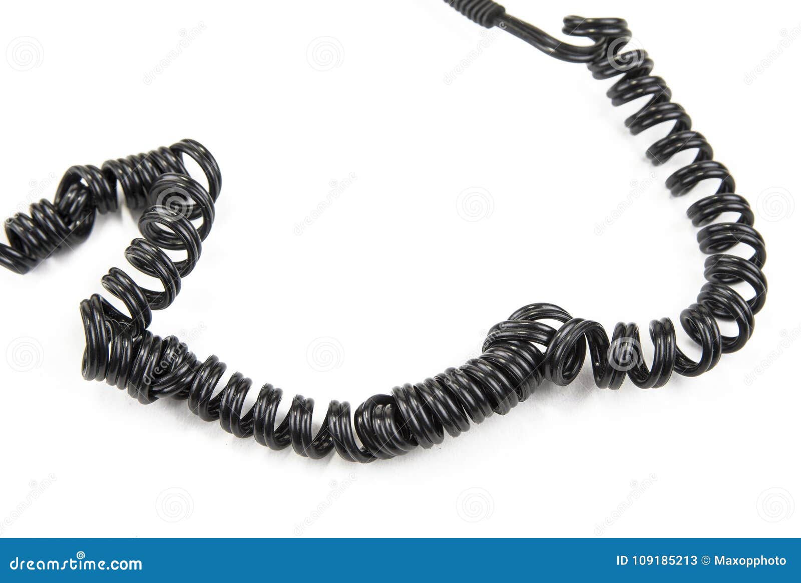 Curled Black Chart Paper On A Dark Gray Background Stock Image ...