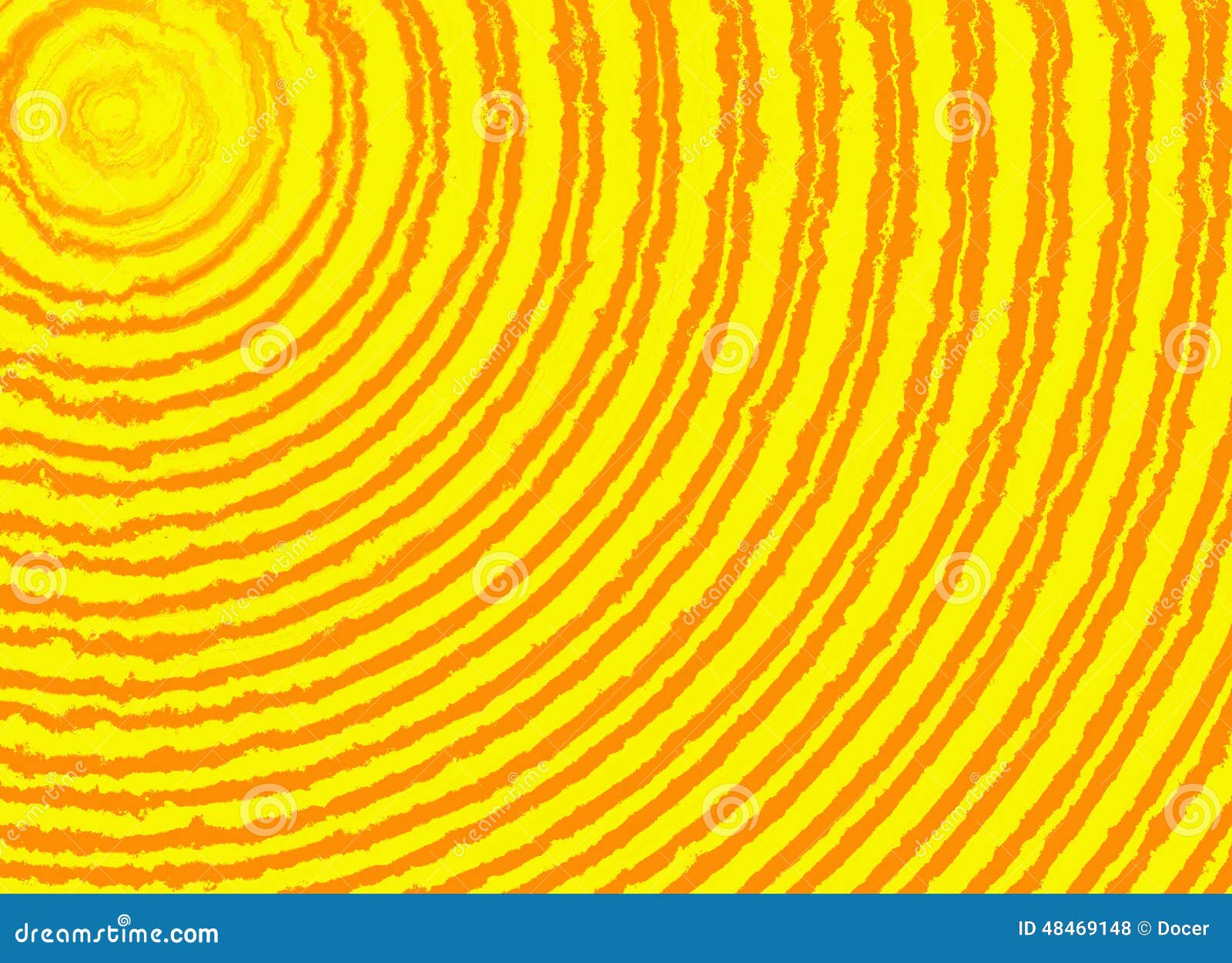 Curled Bright Sun Rays Painted Texture Stock Illustration ...