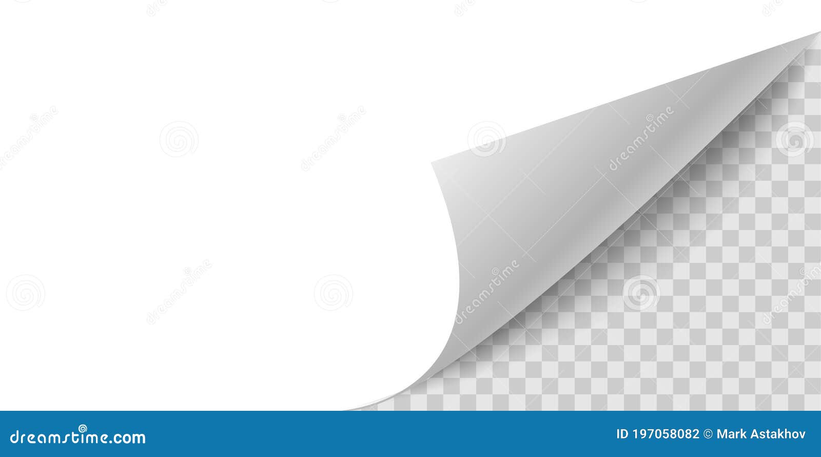 Curl Peel Paper Page. Flip Magazine Page, Turn Paper Corner Vector ...