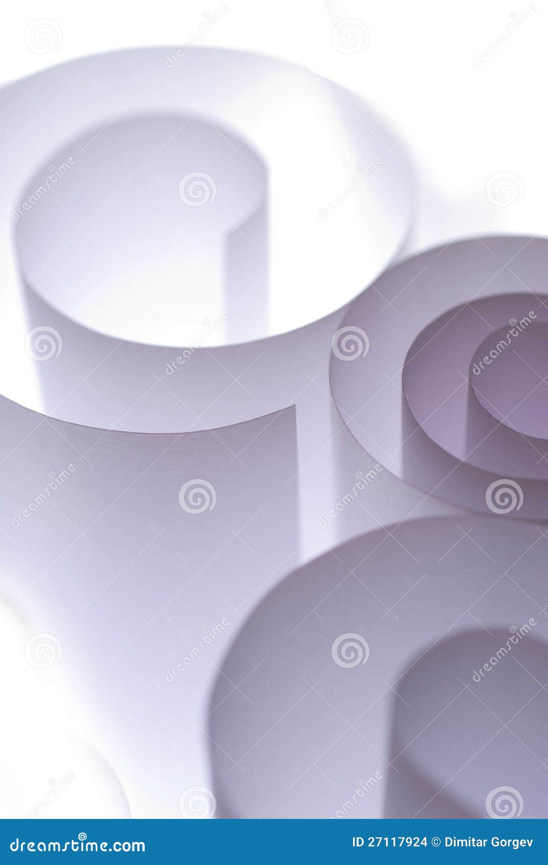 Curled paper stock photo. Image of clean, blank, office - 27117924