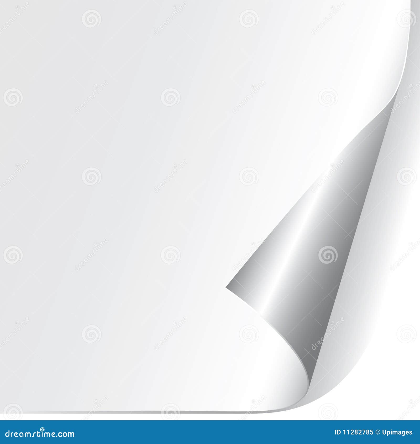 Curled Paper Corners. Vector Set. White Background. Stock Photography ...