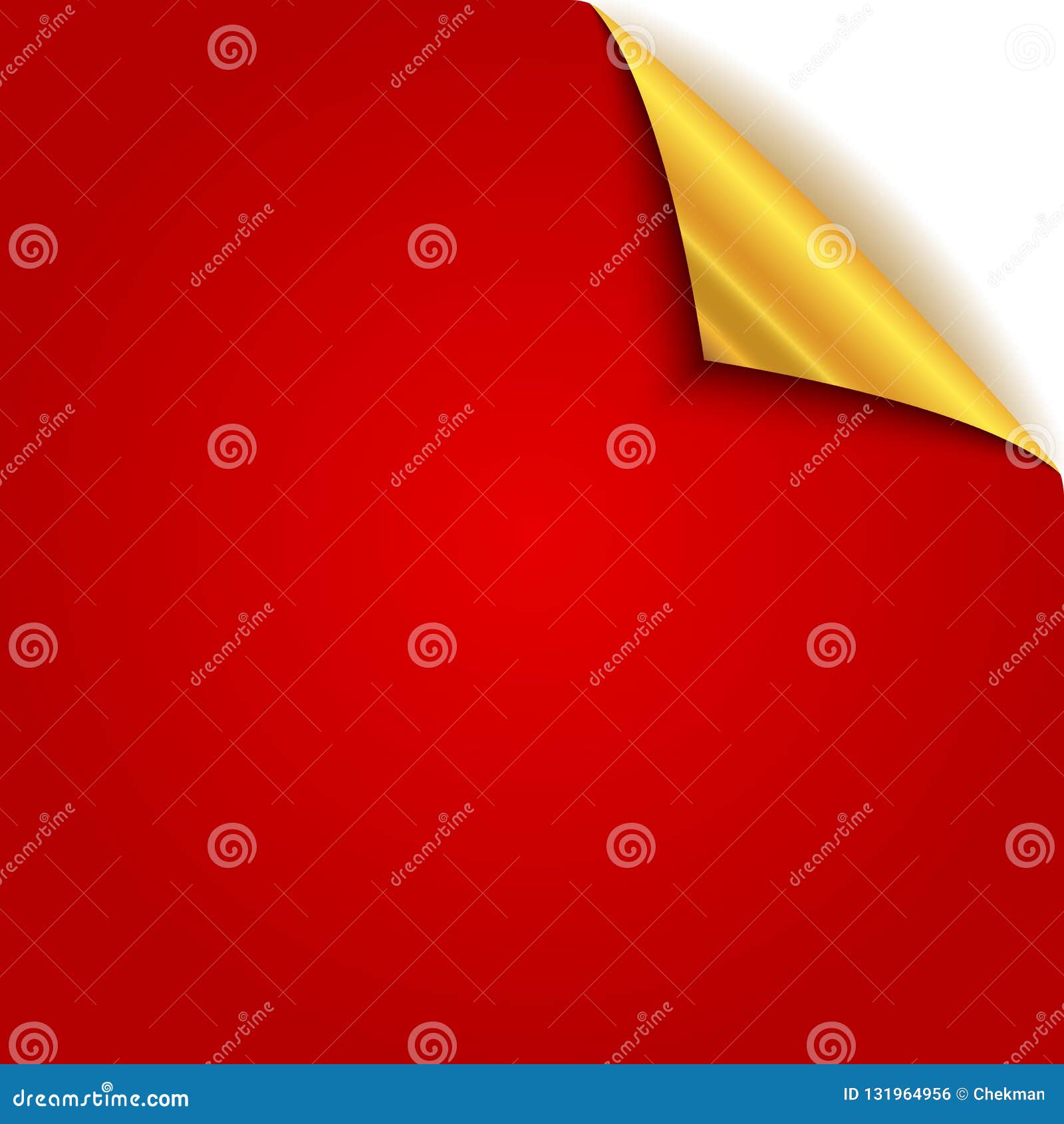 Curled Paper Corner. Vector Illustration Stock Illustration ...