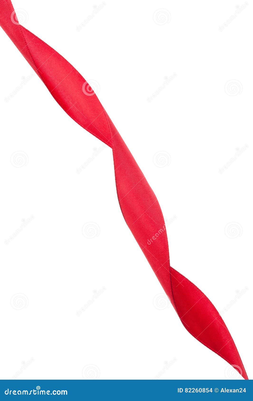 Curled red ribbon stock photo. Image of celebration, banner - 82260854